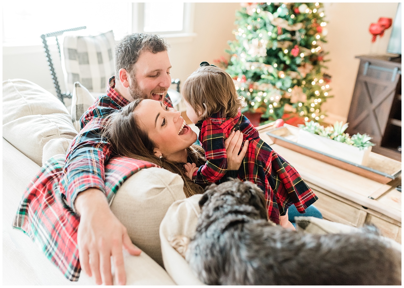 In Home Holiday Family Session, NJ | The Albanos - jenniferlarsenphoto.com