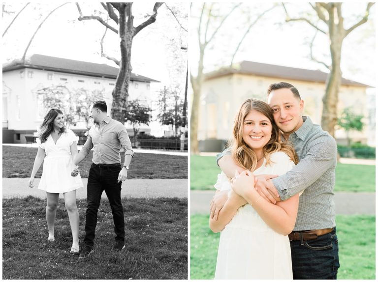 Hoboken NJ Engagement Session | Lea & Alex - jenniferlarsenphoto.com