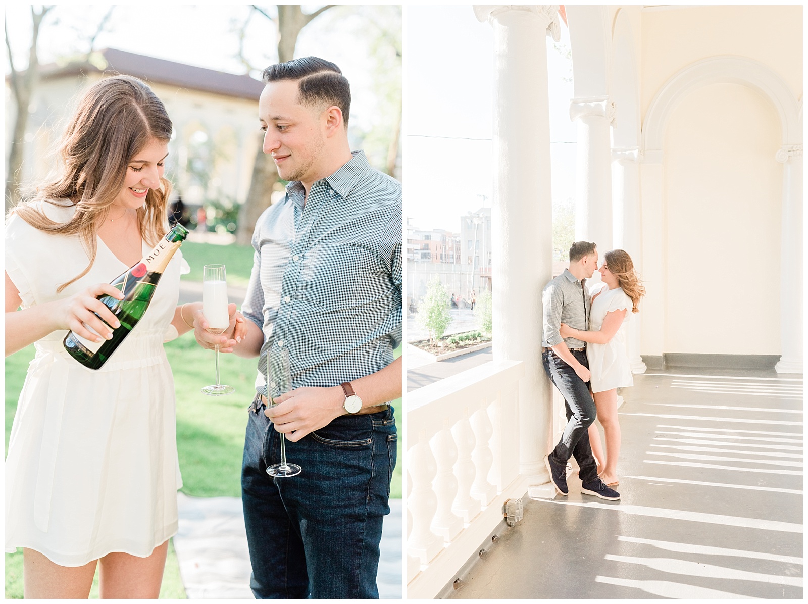 Hoboken NJ Engagement Session | Lea & Alex - jenniferlarsenphoto.com