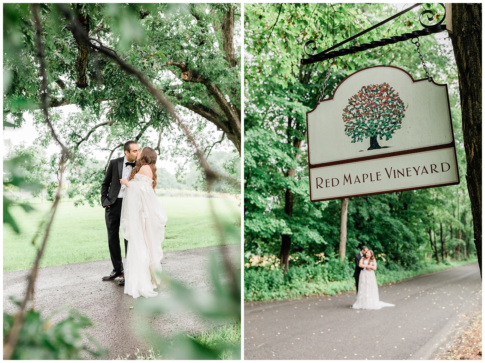 Red Maple Vineyard Wedding | Brittany & Craig - jenniferlarsenphoto.com