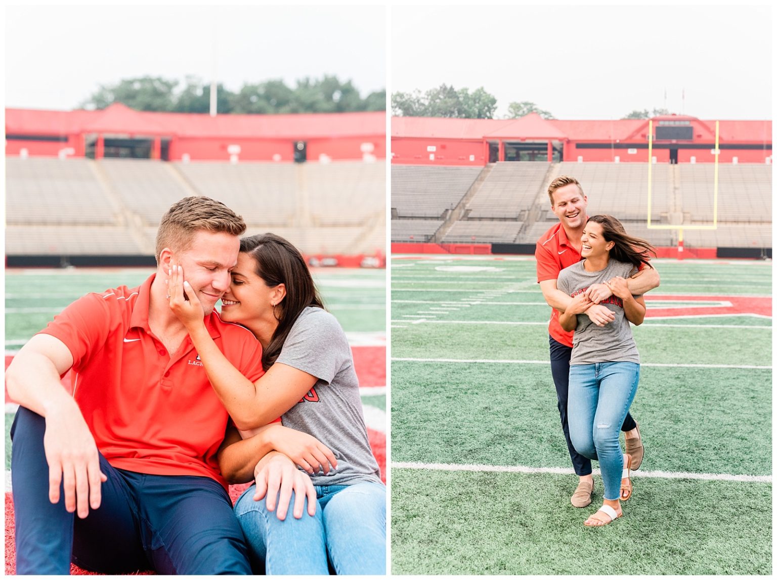 Rutgers University Engagement | Chelsea & Brian - jenniferlarsenphoto.com