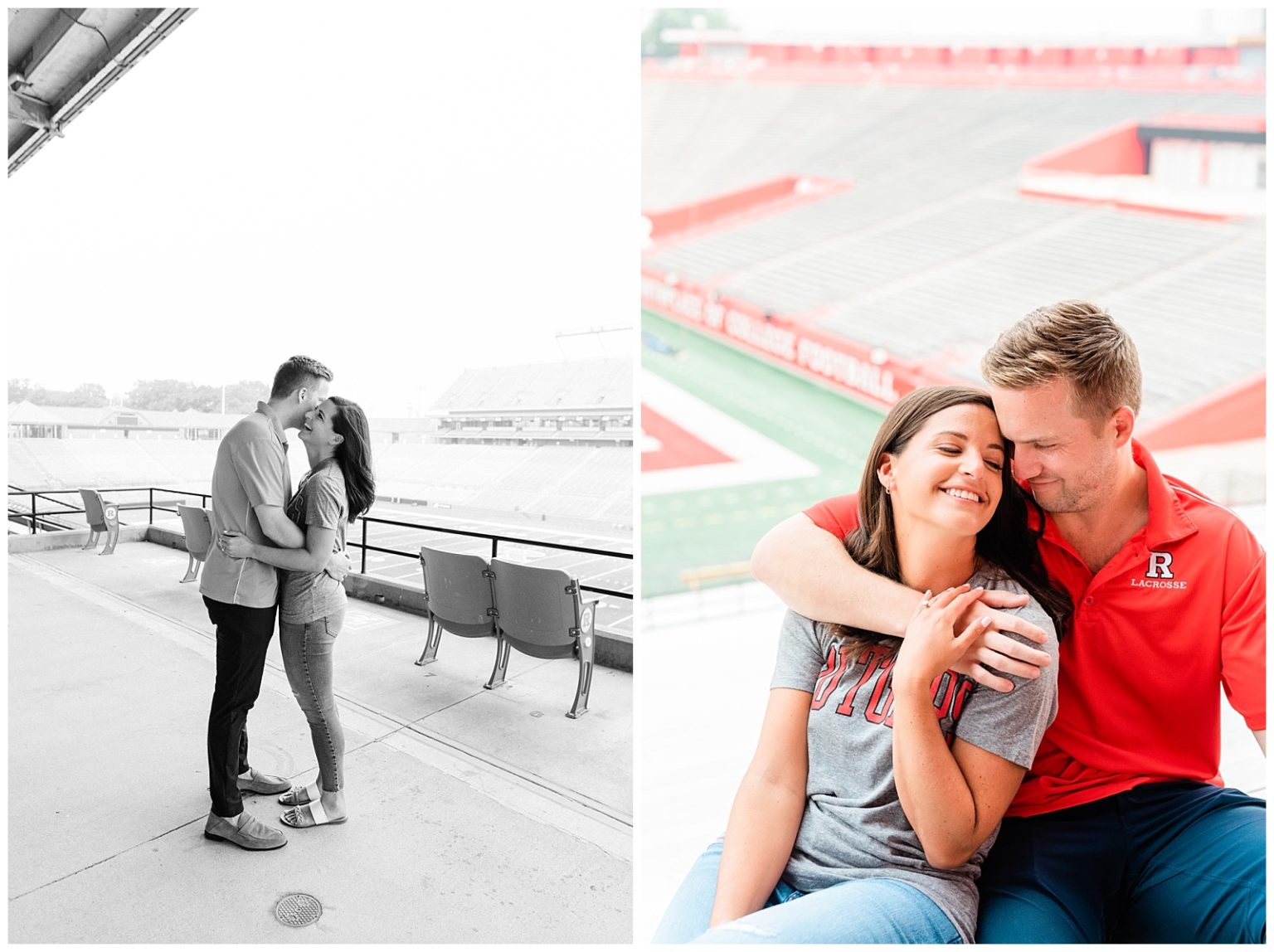 Rutgers University Engagement | Chelsea & Brian - jenniferlarsenphoto.com