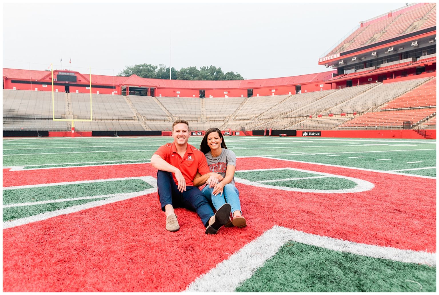 Rutgers University Engagement | Chelsea & Brian - jenniferlarsenphoto.com