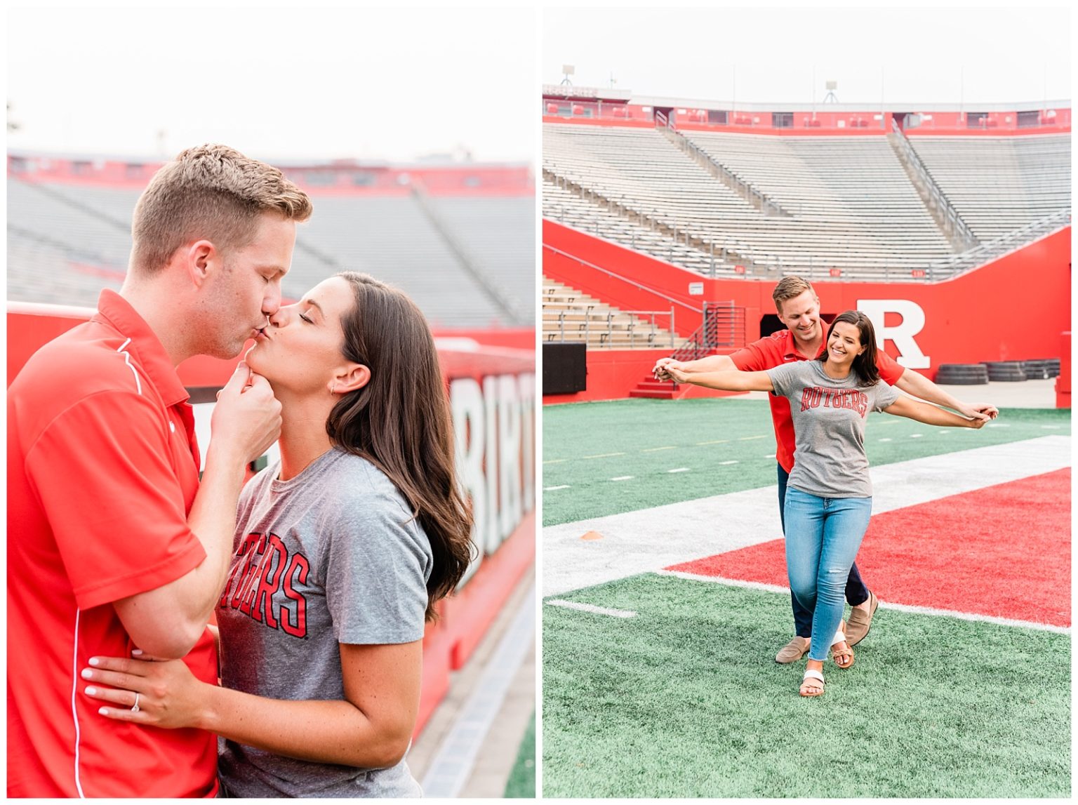 Rutgers University Engagement | Chelsea & Brian - jenniferlarsenphoto.com