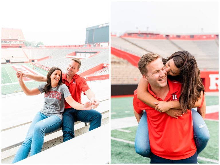 Rutgers University Engagement | Chelsea & Brian - jenniferlarsenphoto.com