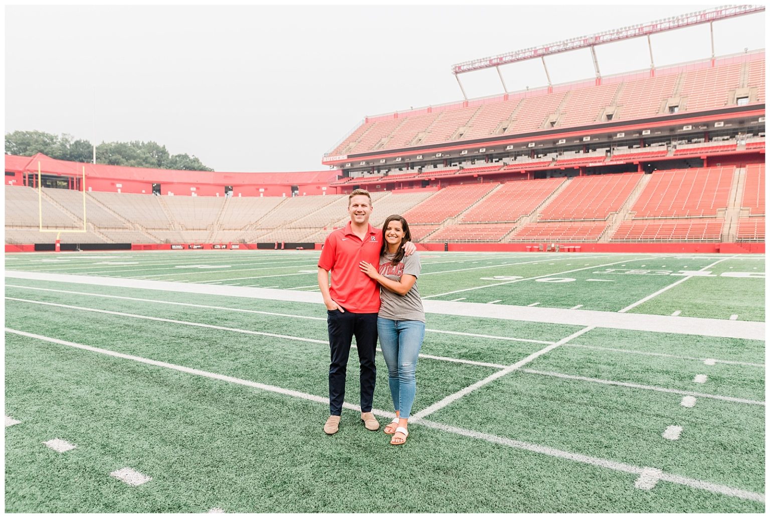 Rutgers University Engagement | Chelsea & Brian - jenniferlarsenphoto.com