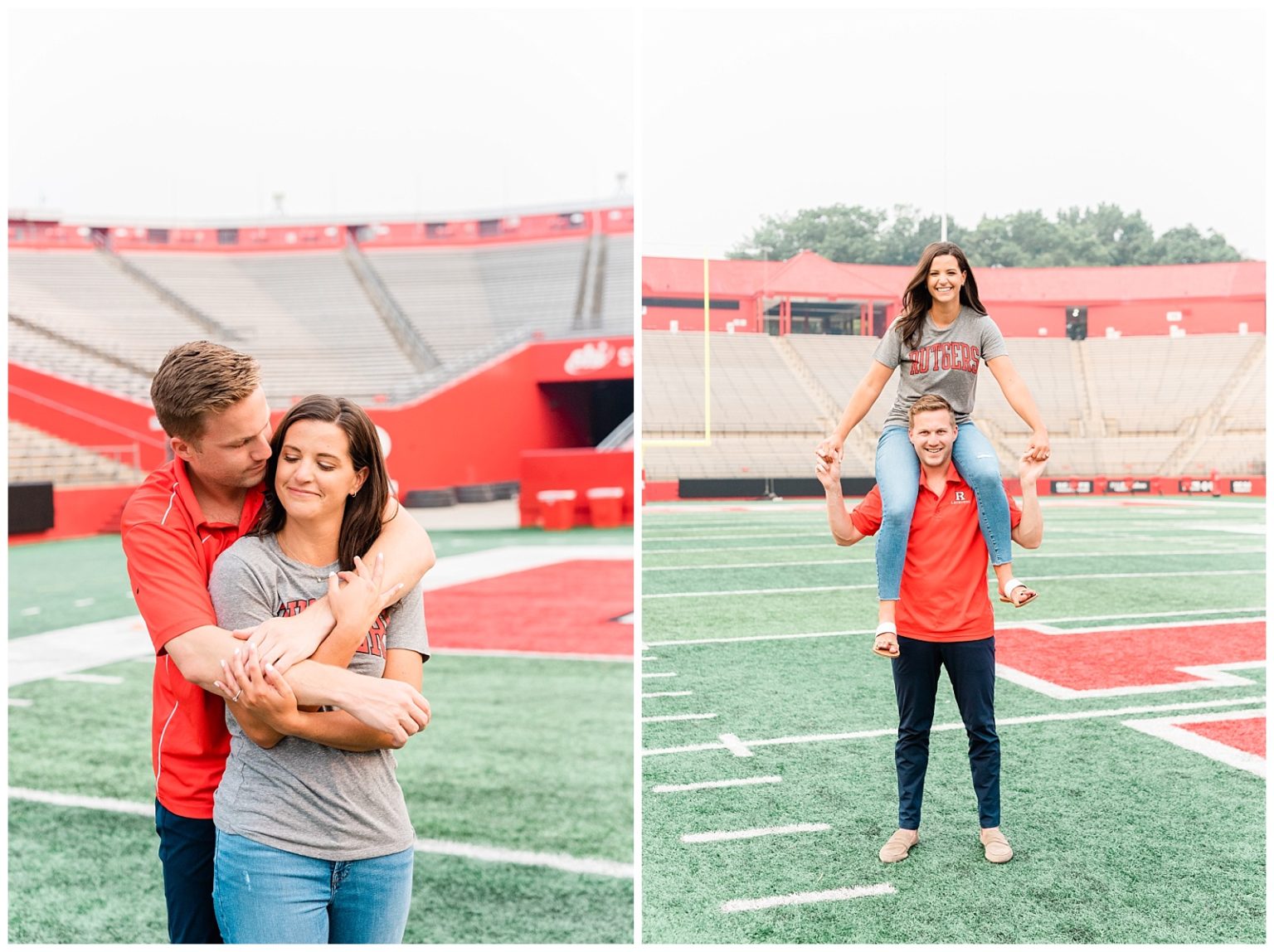 Rutgers University Engagement | Chelsea & Brian - jenniferlarsenphoto.com