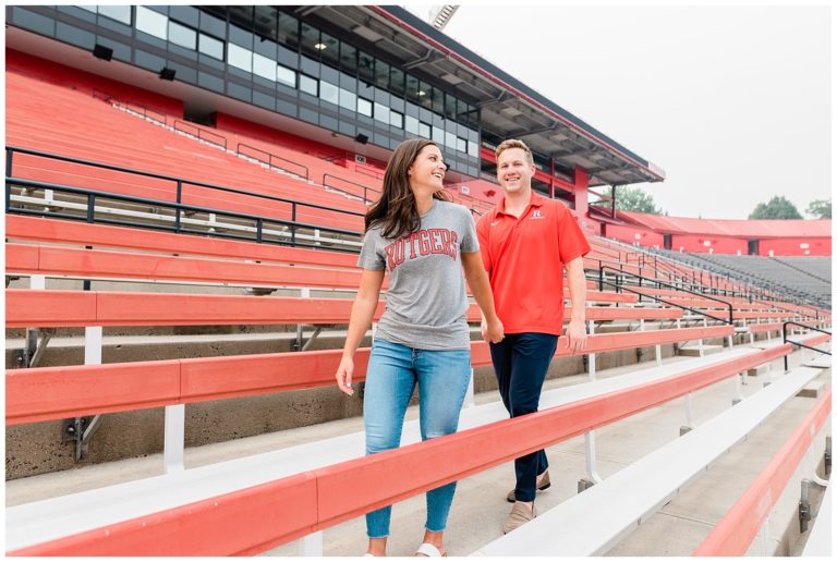 Rutgers University Engagement | Chelsea & Brian - jenniferlarsenphoto.com