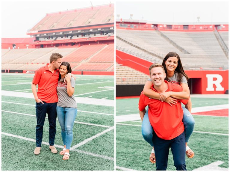 Rutgers University Engagement | Chelsea & Brian - jenniferlarsenphoto.com