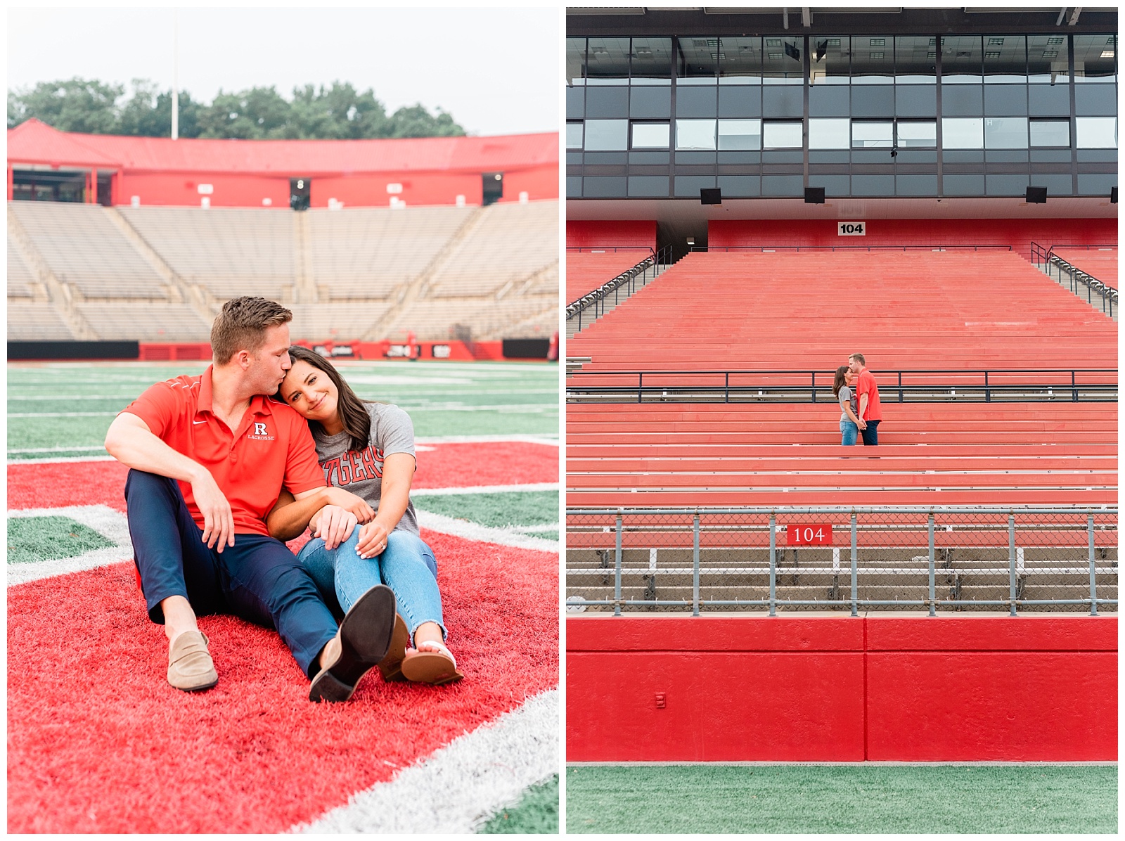 Rutgers University Engagement | Chelsea & Brian - jenniferlarsenphoto.com