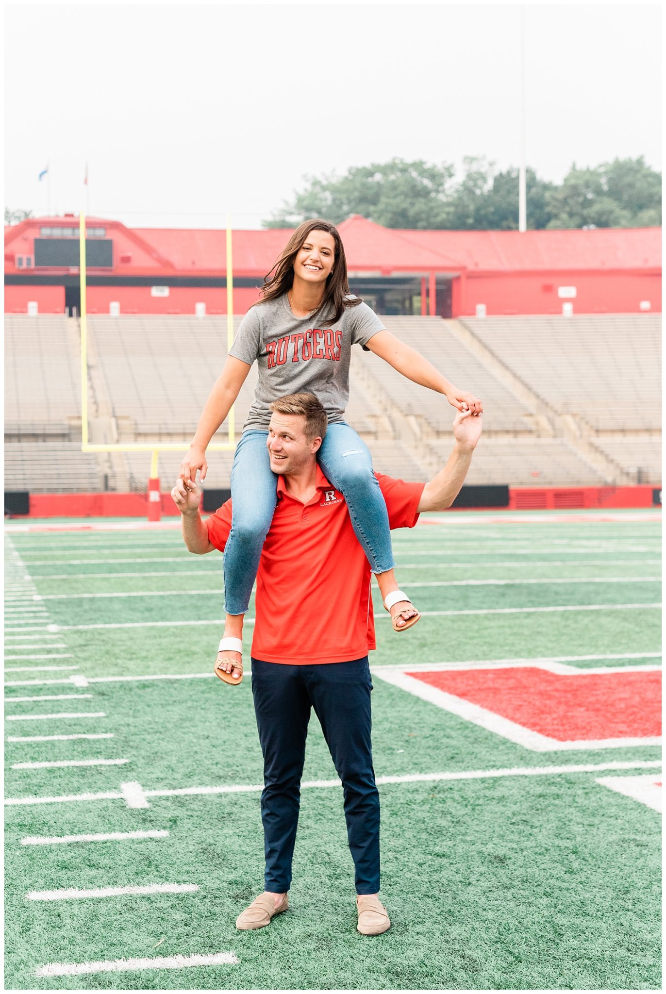 Rutgers University Engagement | Chelsea & Brian - jenniferlarsenphoto.com