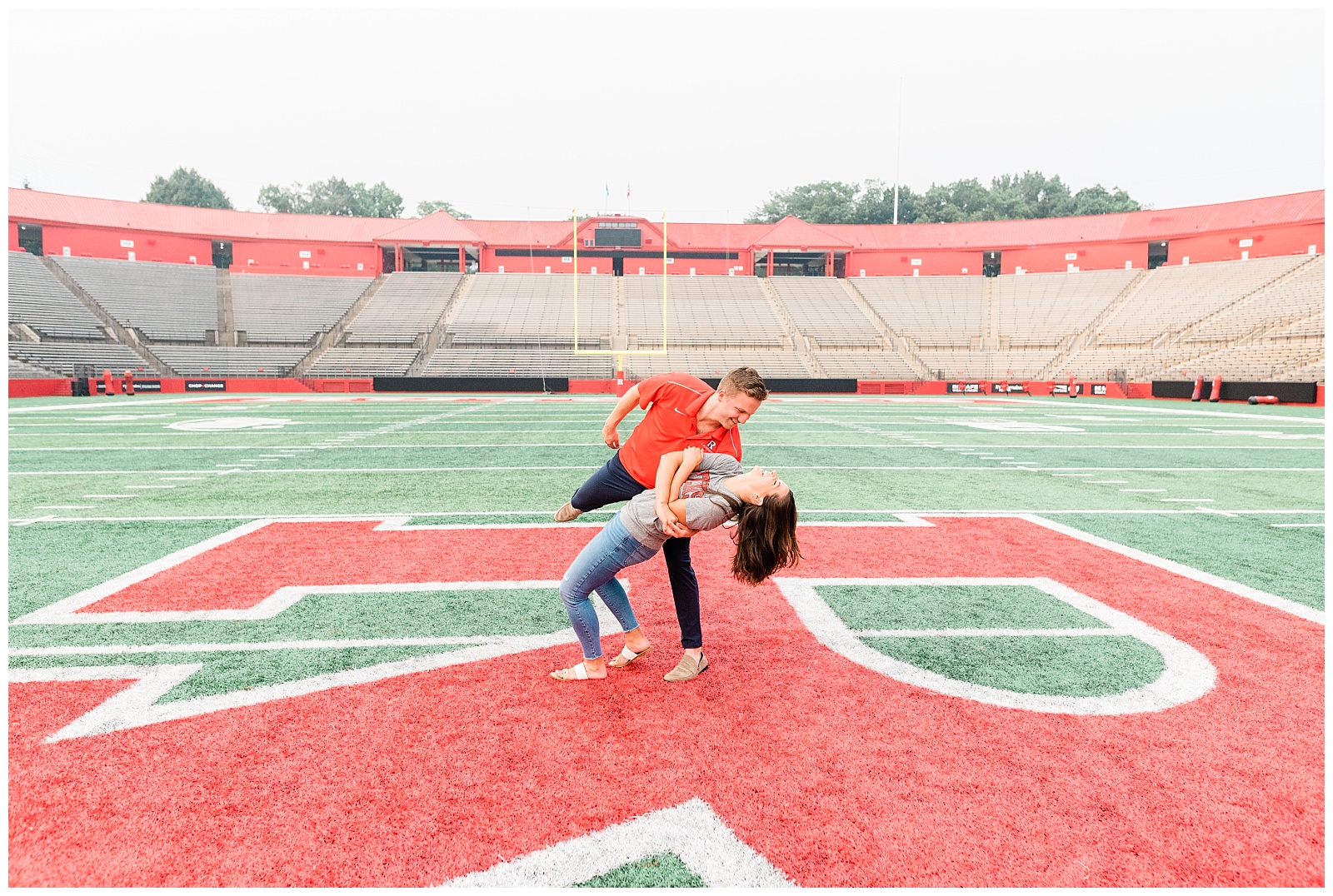 Rutgers University Engagement | Chelsea & Brian - jenniferlarsenphoto.com