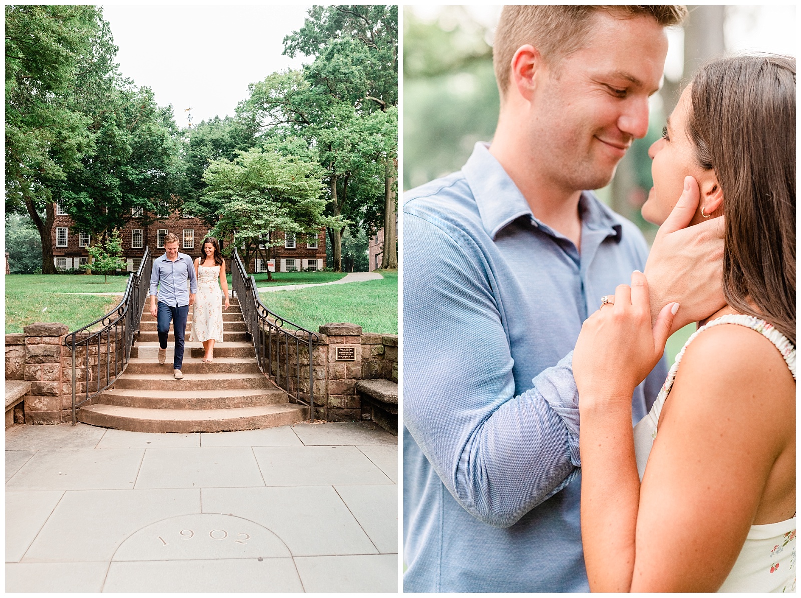 Rutgers University Engagement | Chelsea & Brian - jenniferlarsenphoto.com