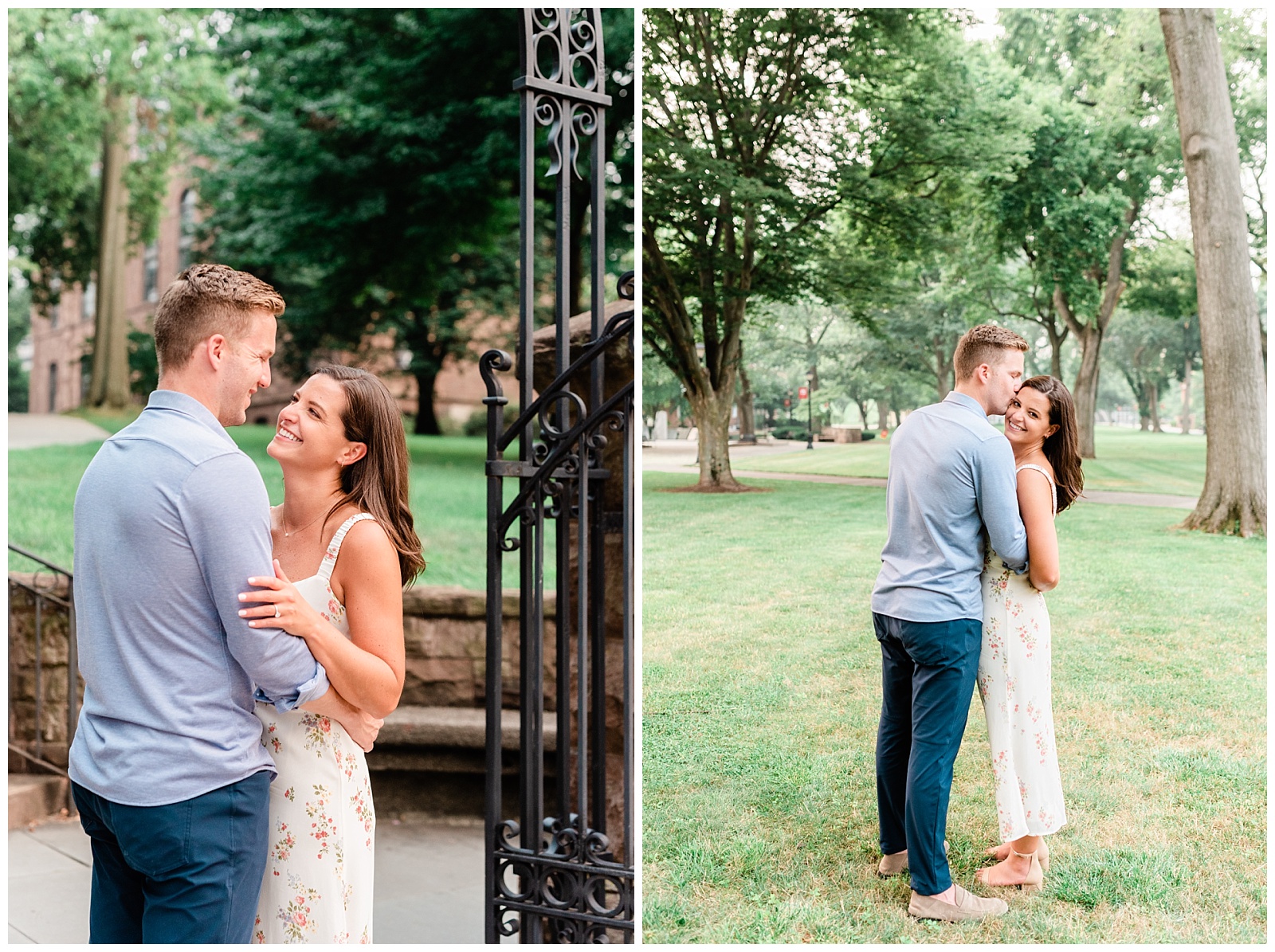 Rutgers University Engagement | Chelsea & Brian - jenniferlarsenphoto.com