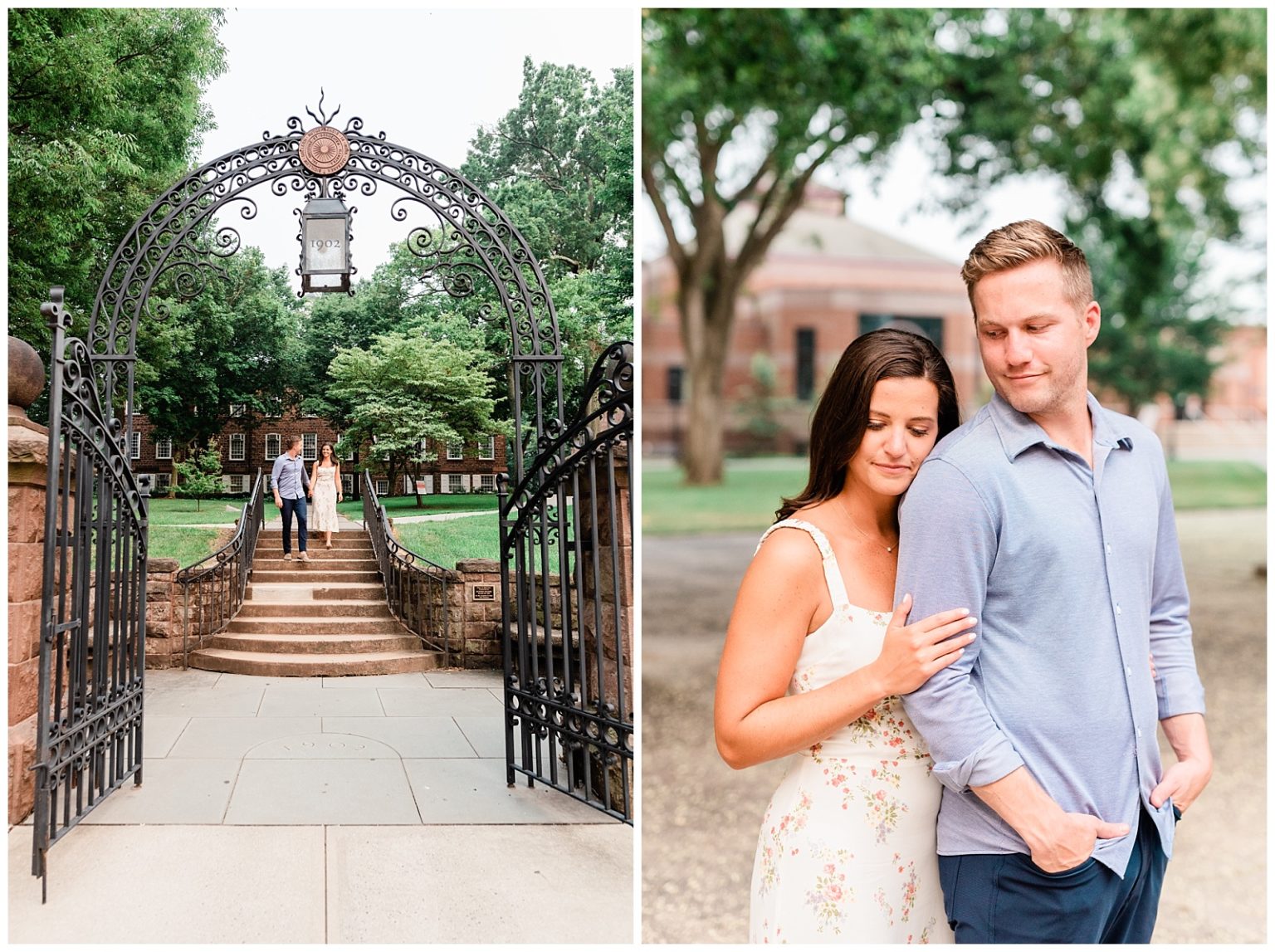 Rutgers University Engagement | Chelsea & Brian - jenniferlarsenphoto.com