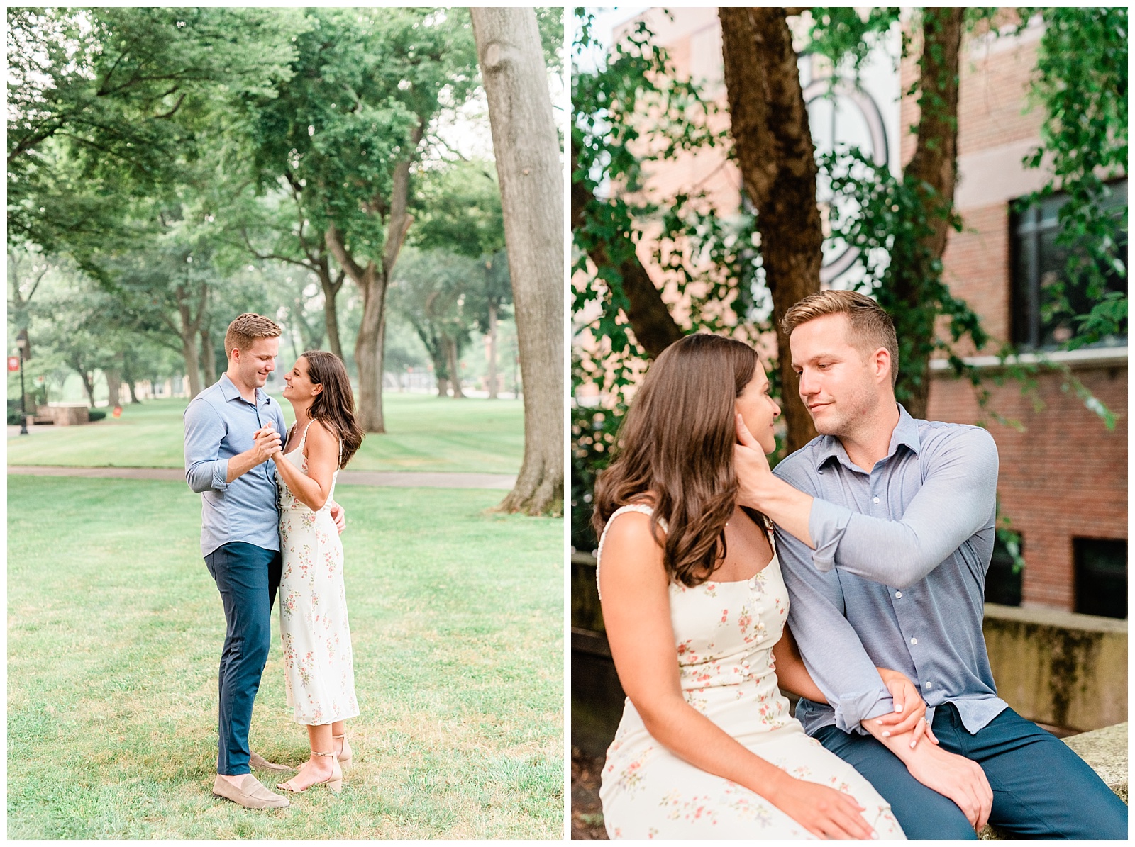 Rutgers University Engagement | Chelsea & Brian - jenniferlarsenphoto.com