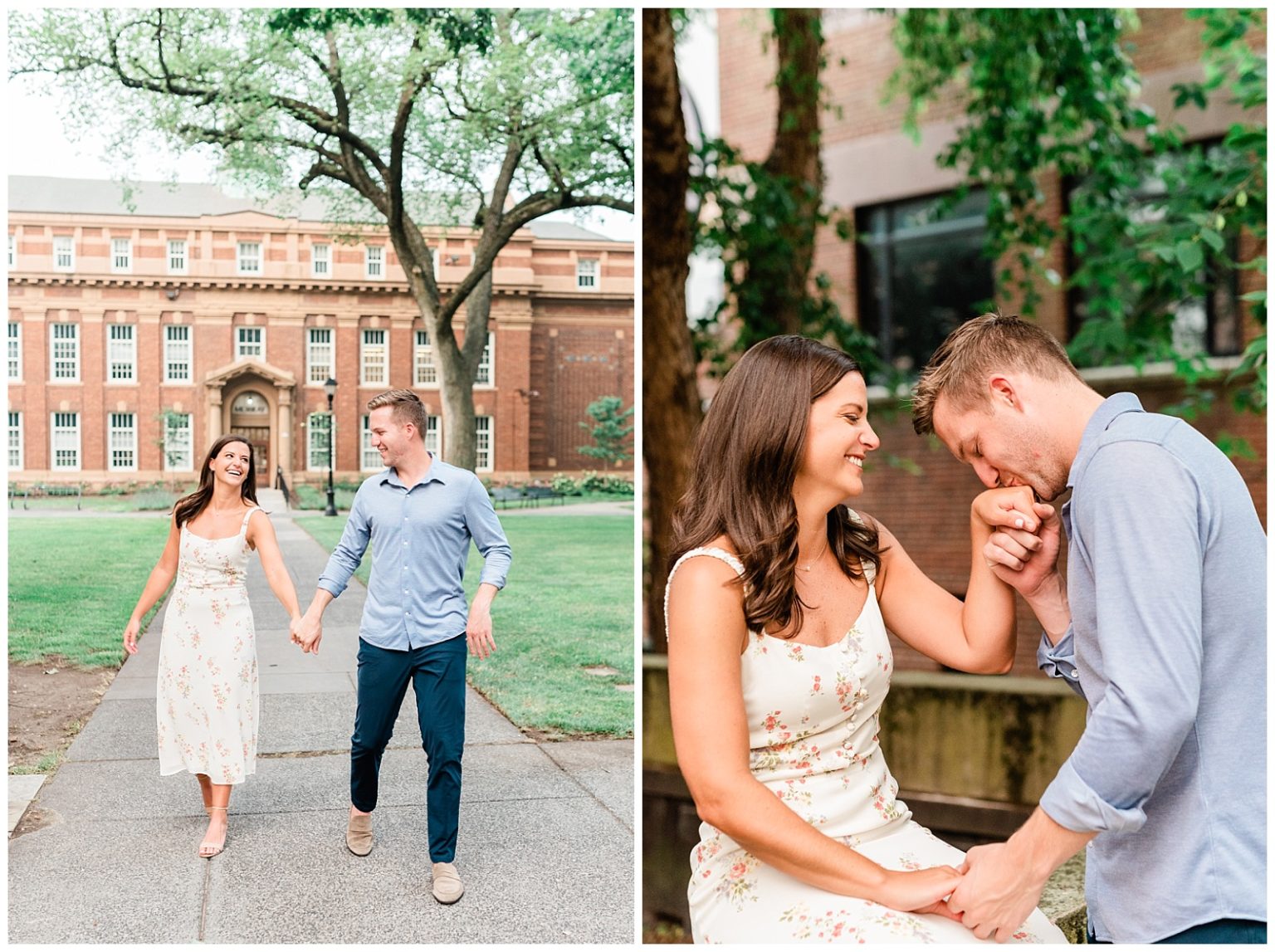 Rutgers University Engagement | Chelsea & Brian - jenniferlarsenphoto.com
