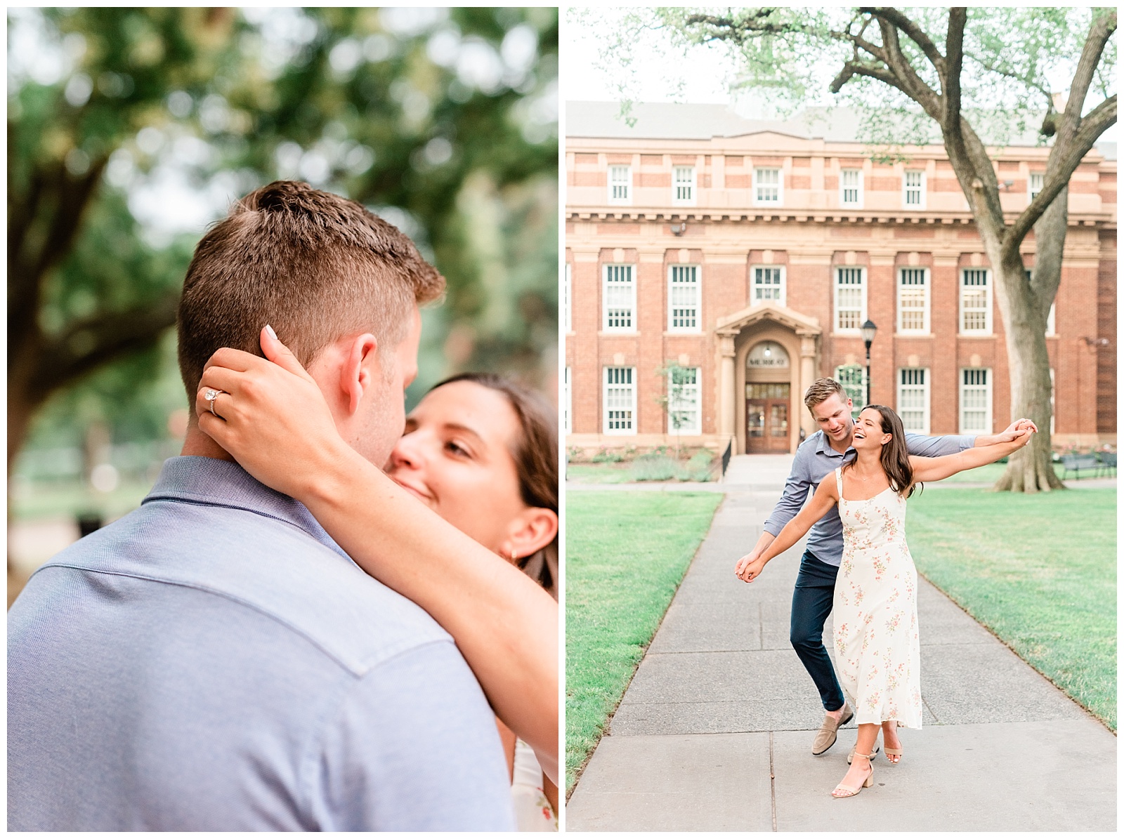 Rutgers University Engagement | Chelsea & Brian - jenniferlarsenphoto.com