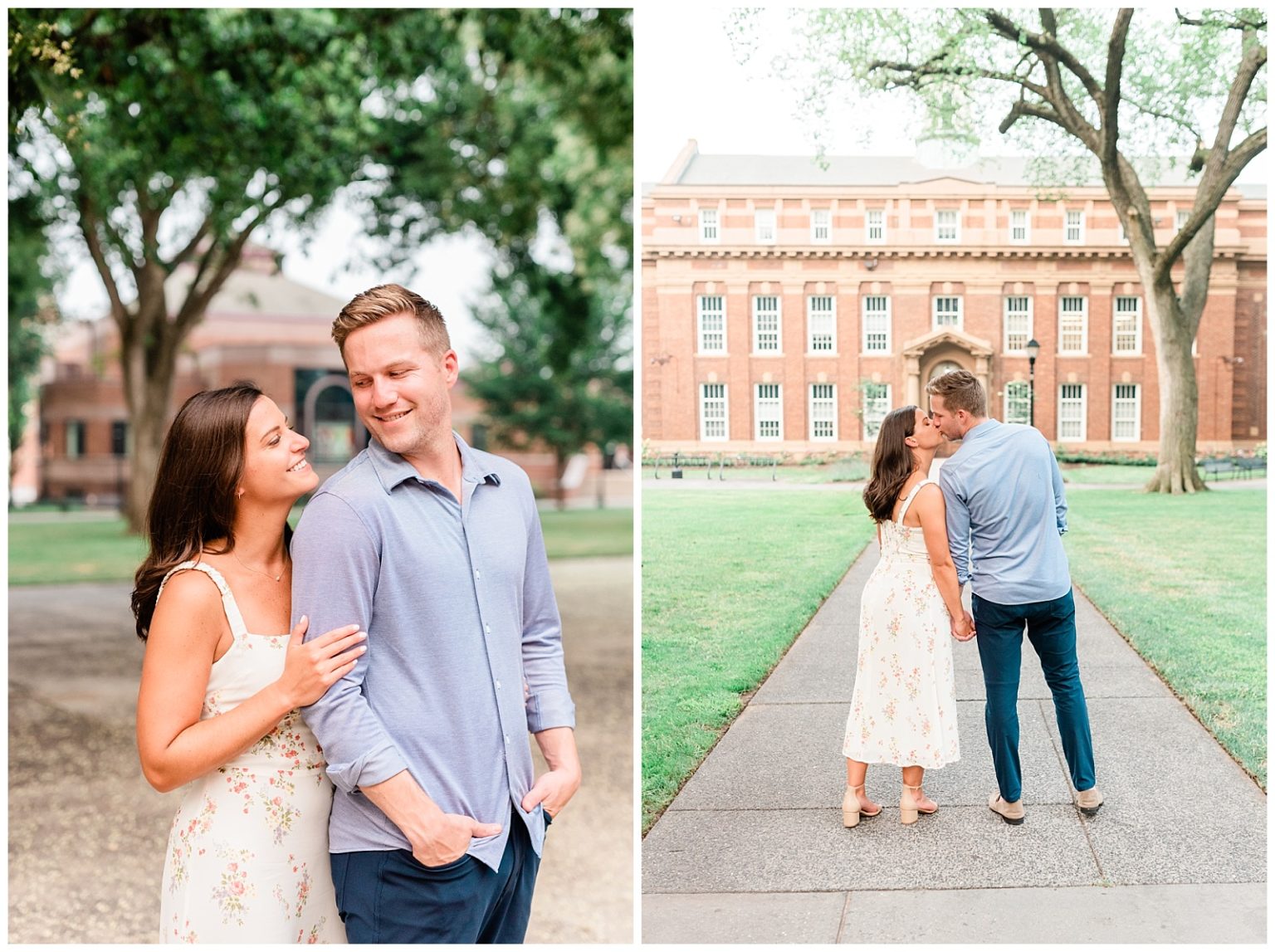 Rutgers University Engagement | Chelsea & Brian - jenniferlarsenphoto.com