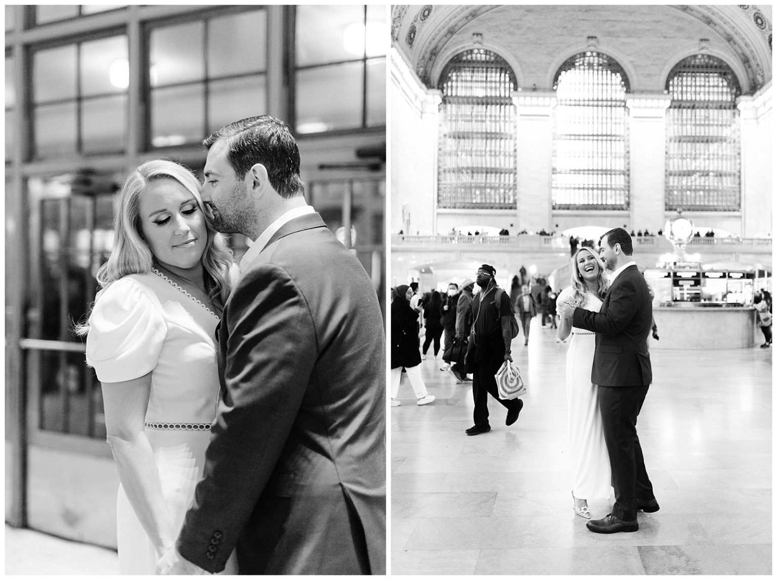 Rainy NYC Rooftop Engagement Session | Amy & Danny - jenniferlarsenphoto.com