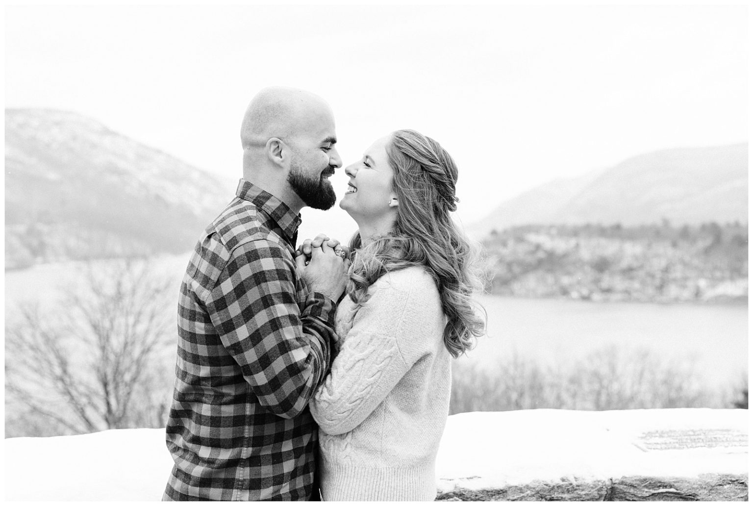 Winter West Point Engagement Session | Katherine & Brandon ...