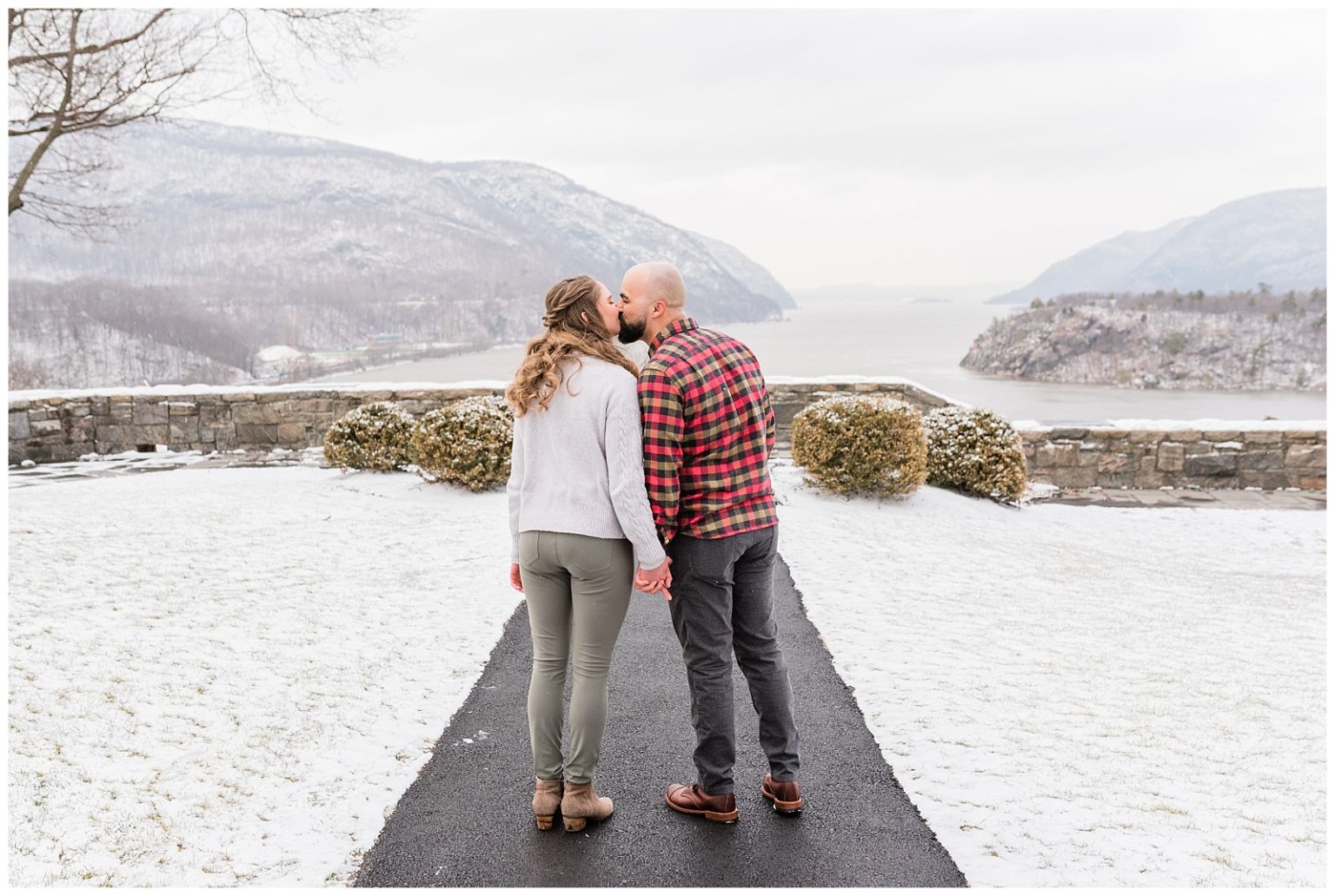 Winter West Point Engagement Session | Katherine & Brandon ...
