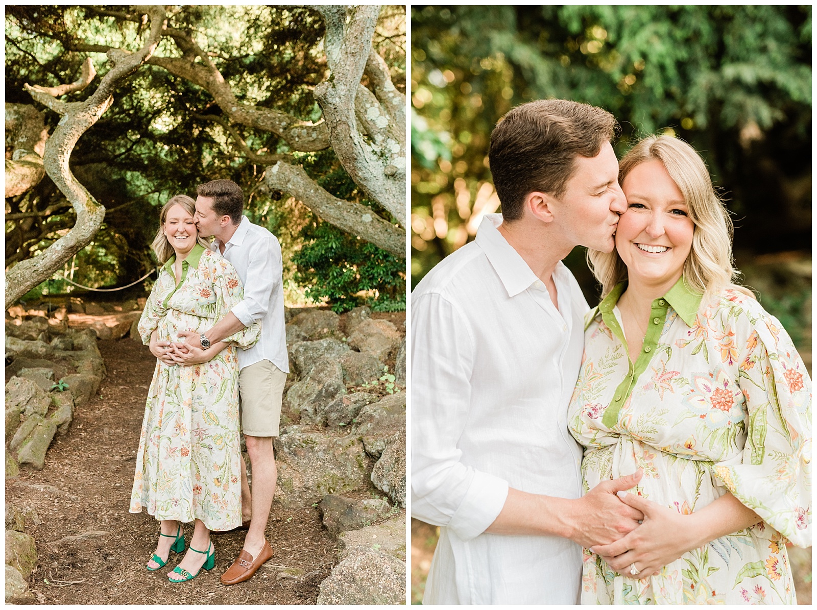 Deep Cut Gardens Maternity Session | Liz & Matt - jenniferlarsenphoto.com