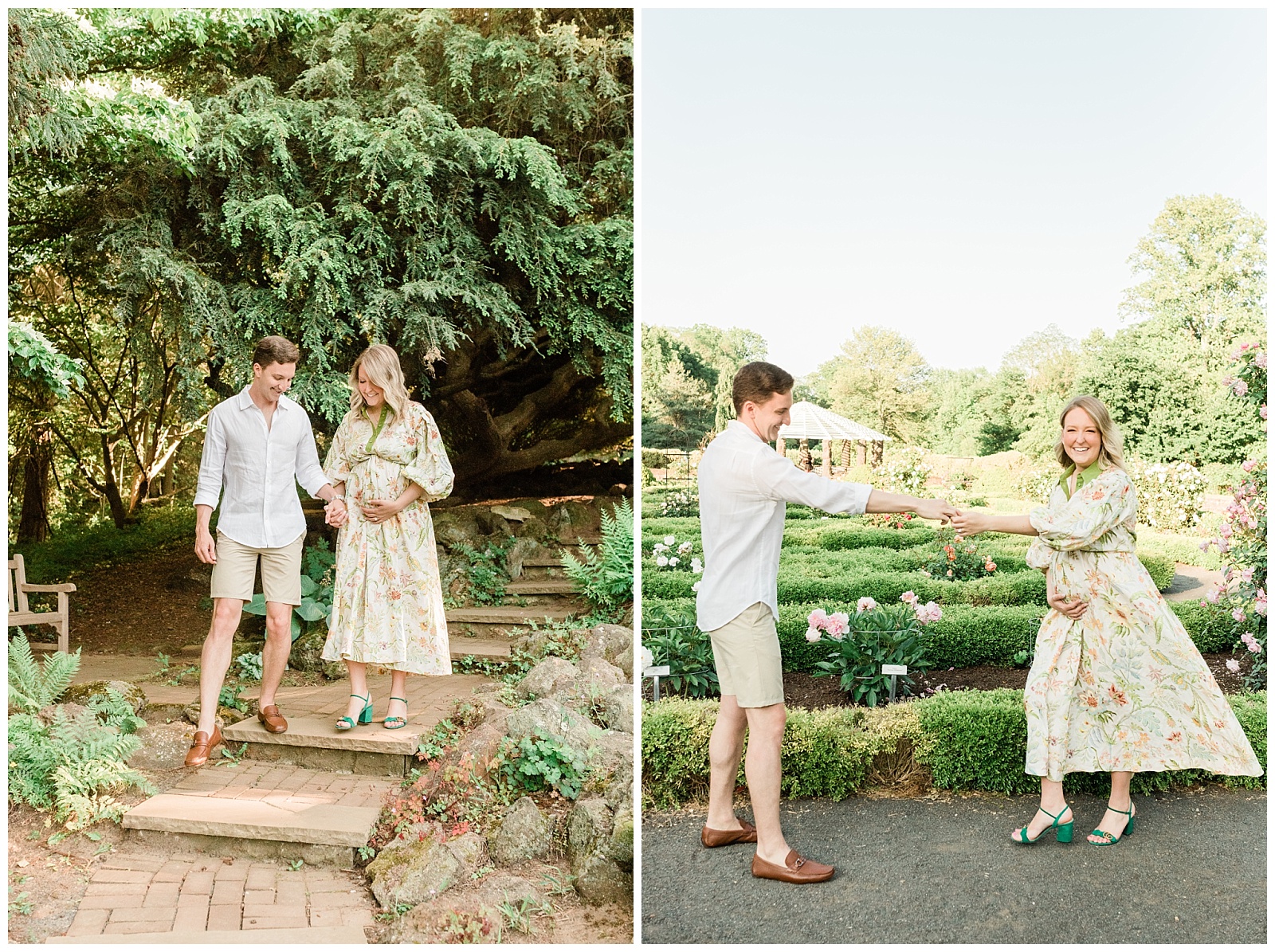 Deep Cut Gardens Maternity Session | Liz & Matt - jenniferlarsenphoto.com