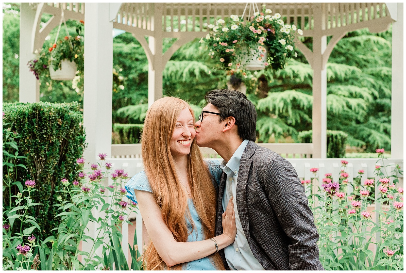 Sayen Gardens Engagement Session | Alexa & Franklin ...