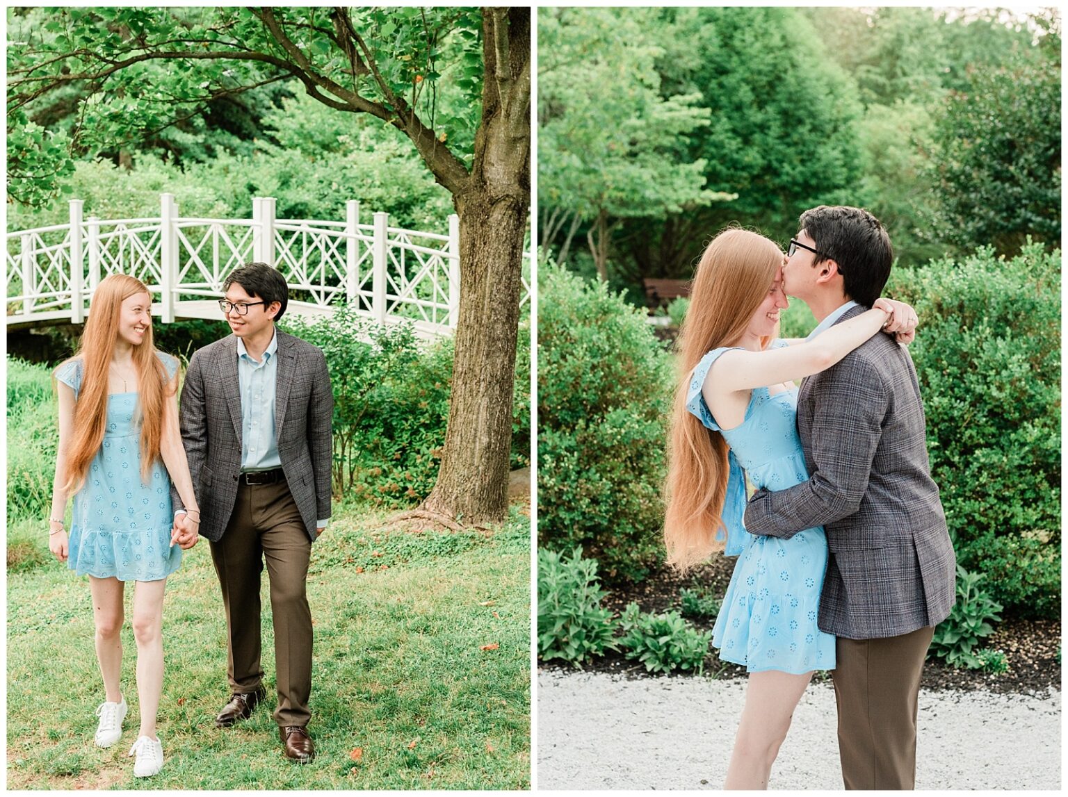 Sayen Gardens Engagement Session | Alexa & Franklin ...
