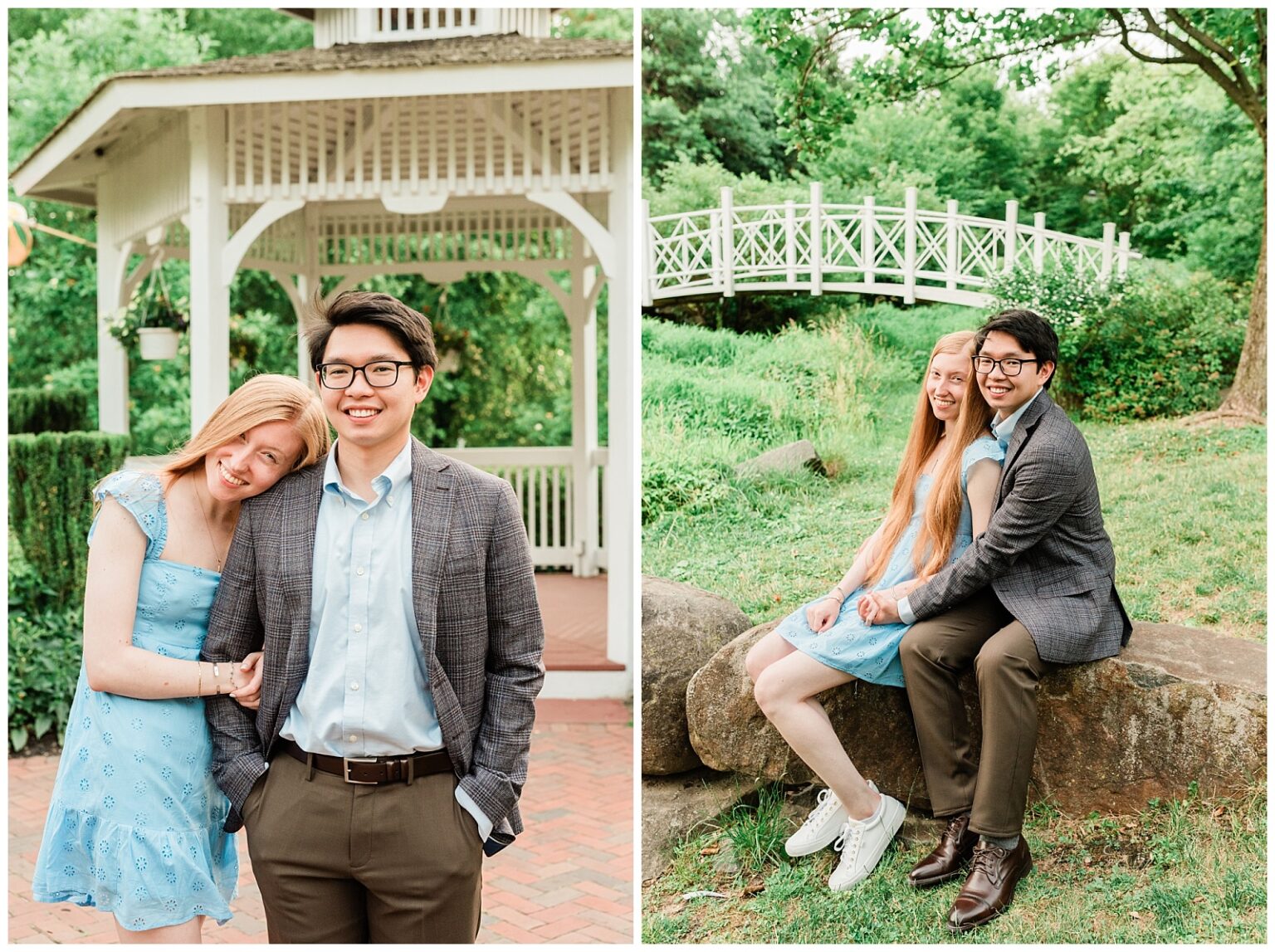 Sayen Gardens Engagement Session | Alexa & Franklin ...
