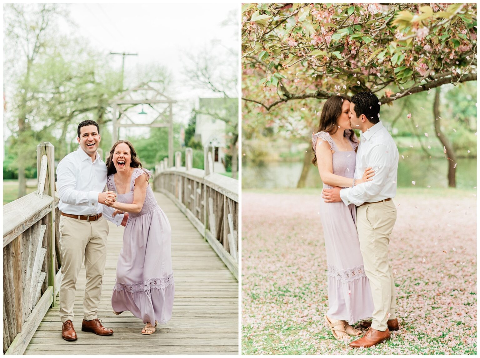 Spring Lake Engagement Session | Amy & OJ - jenniferlarsenphoto.com