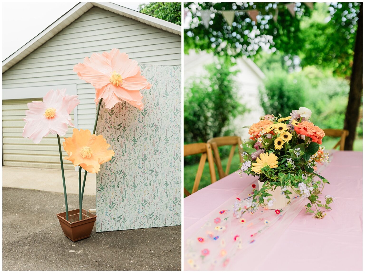 Our Baby Shower | Backyard Wildflower Shower - jenniferlarsenphoto.com