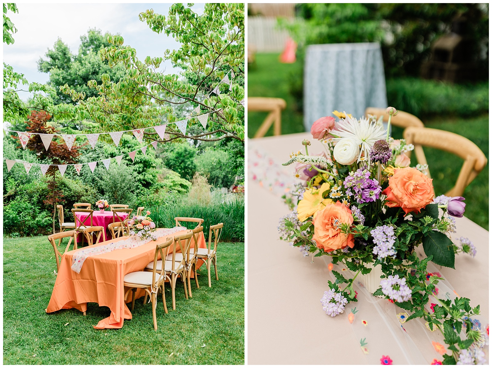 Our Baby Shower | Backyard Wildflower Shower - jenniferlarsenphoto.com