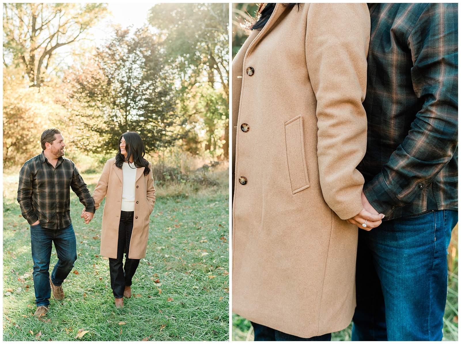 Fall Cross Estate Gardens Engagement | Jordan & Dickie ...