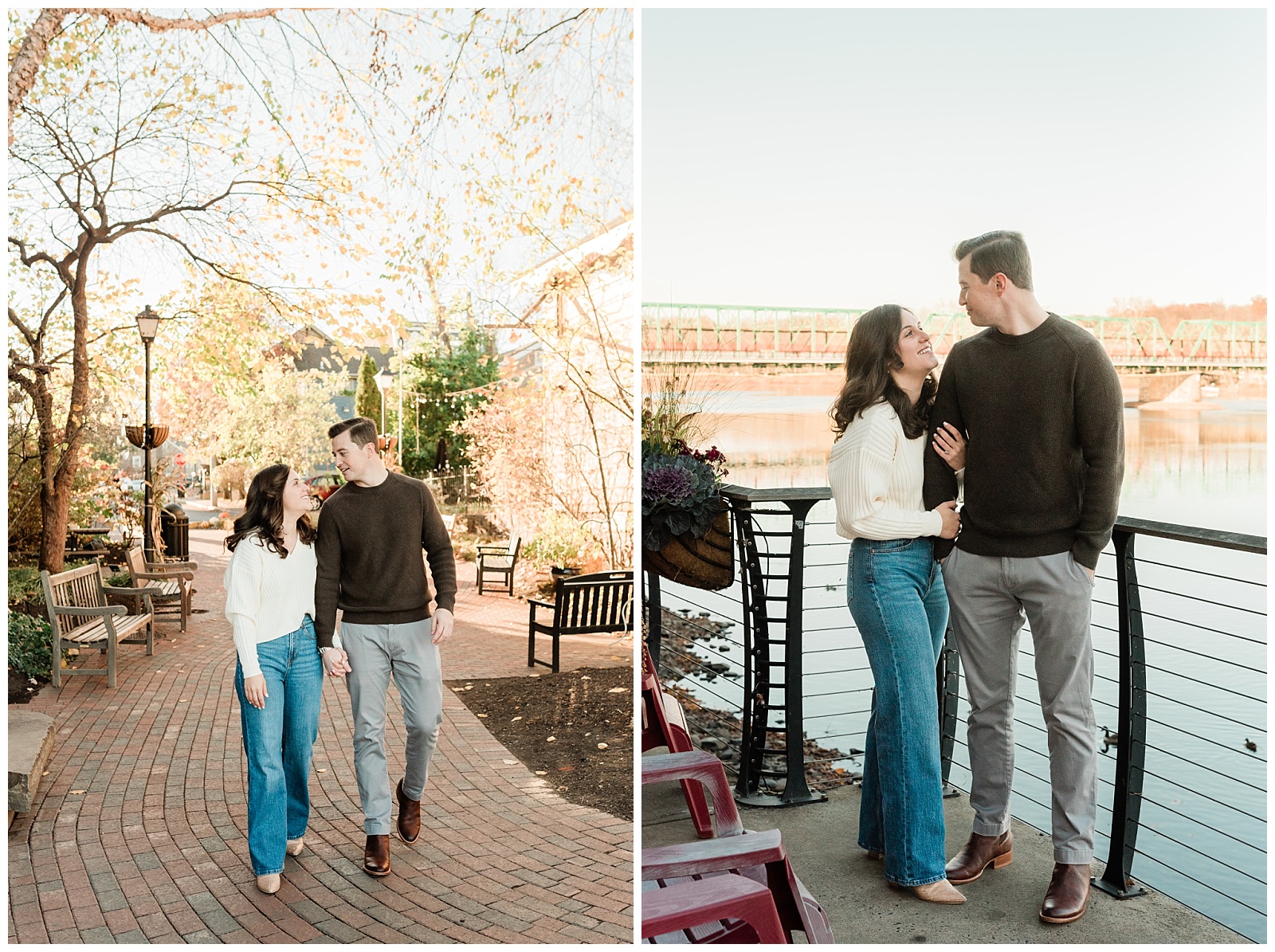 New Hope, PA Engagement Session | Ally & Paul - jenniferlarsenphoto.com