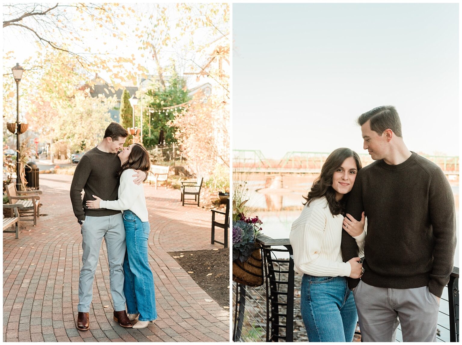 New Hope, PA Engagement Session | Ally & Paul - jenniferlarsenphoto.com