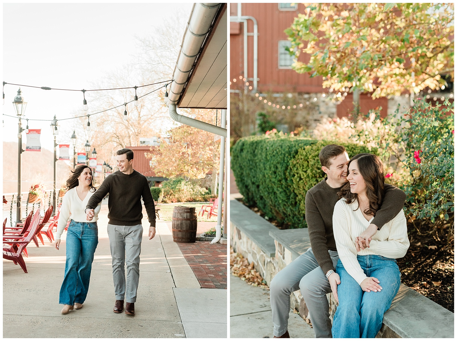 New Hope, PA Engagement Session | Ally & Paul - jenniferlarsenphoto.com