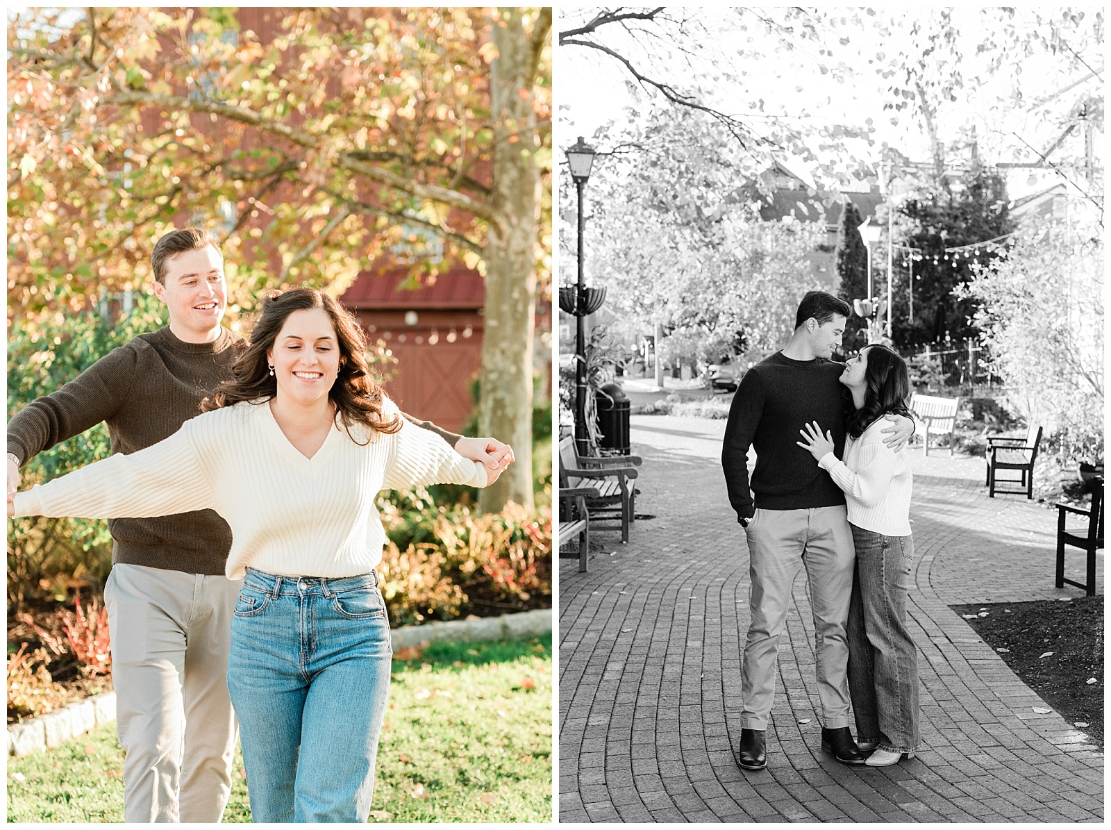 New Hope, PA Engagement Session | Ally & Paul - jenniferlarsenphoto.com