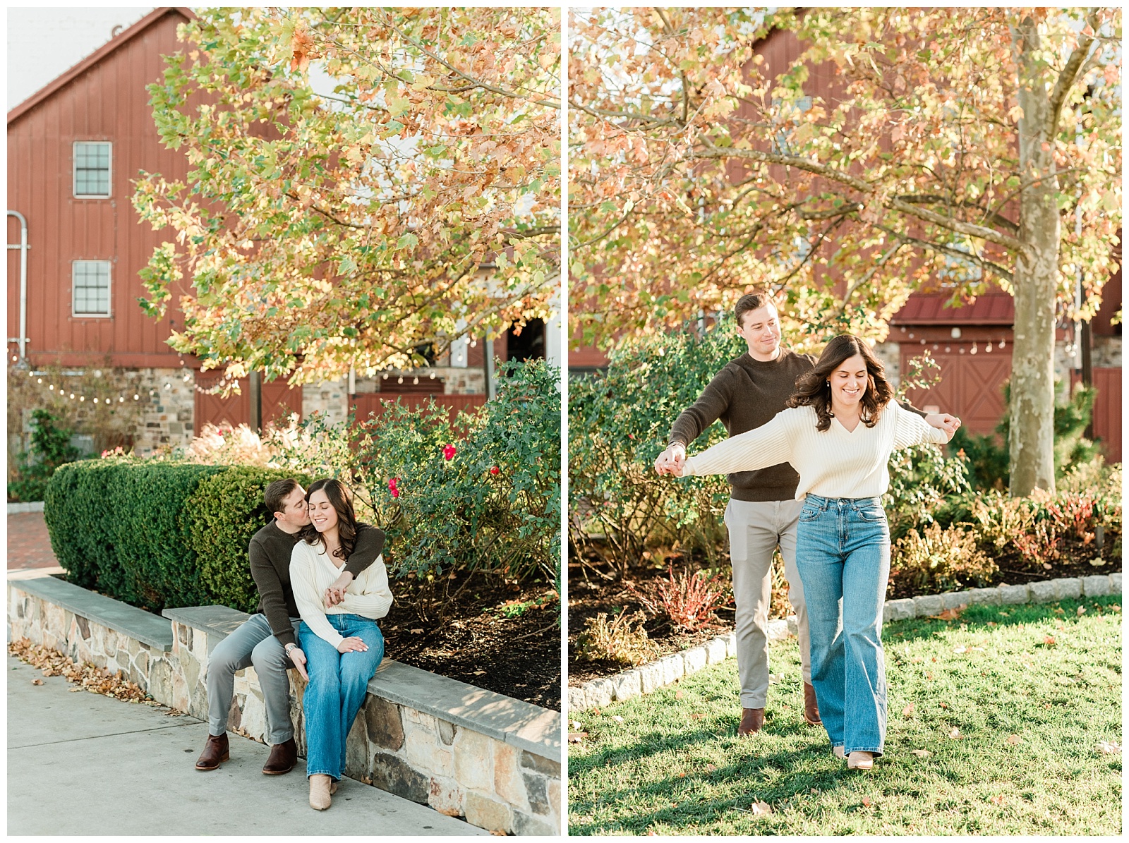 New Hope, PA Engagement Session | Ally & Paul - jenniferlarsenphoto.com